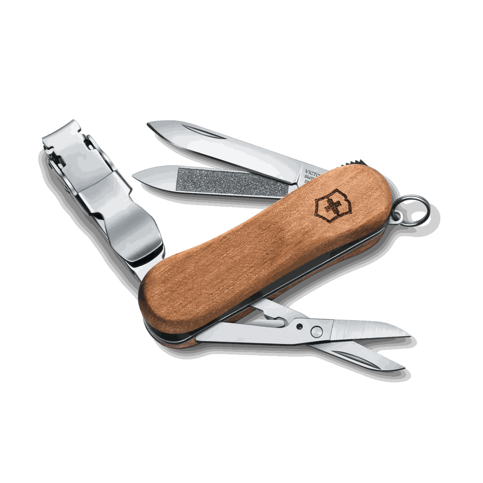 Victorinox Nail Clip 580 Madera – Cortaúñas Suizo de Bolsillo for all ...